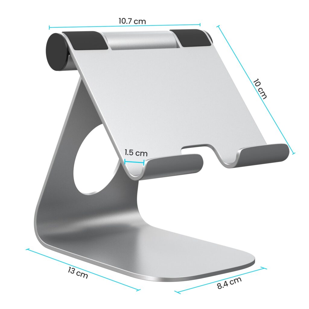 BUY ELV DIRECT Tablet Stand Aluminium Adjustable Foldable Cell Phone